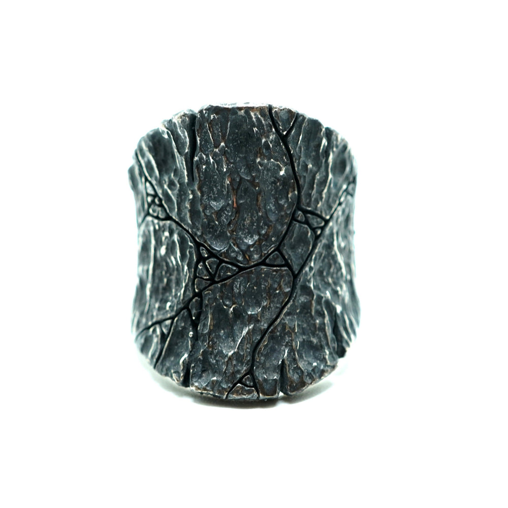 R-108 weatherin - sterling silver bold ring